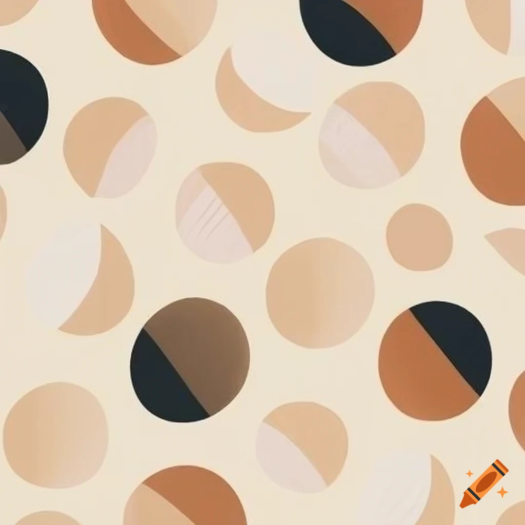 Neutral modern art pattern on Craiyon