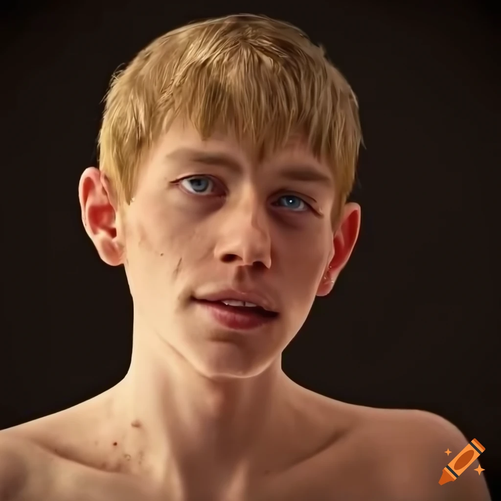 Skinny Man With A Basketball Court As Half Of His Face On Craiyon