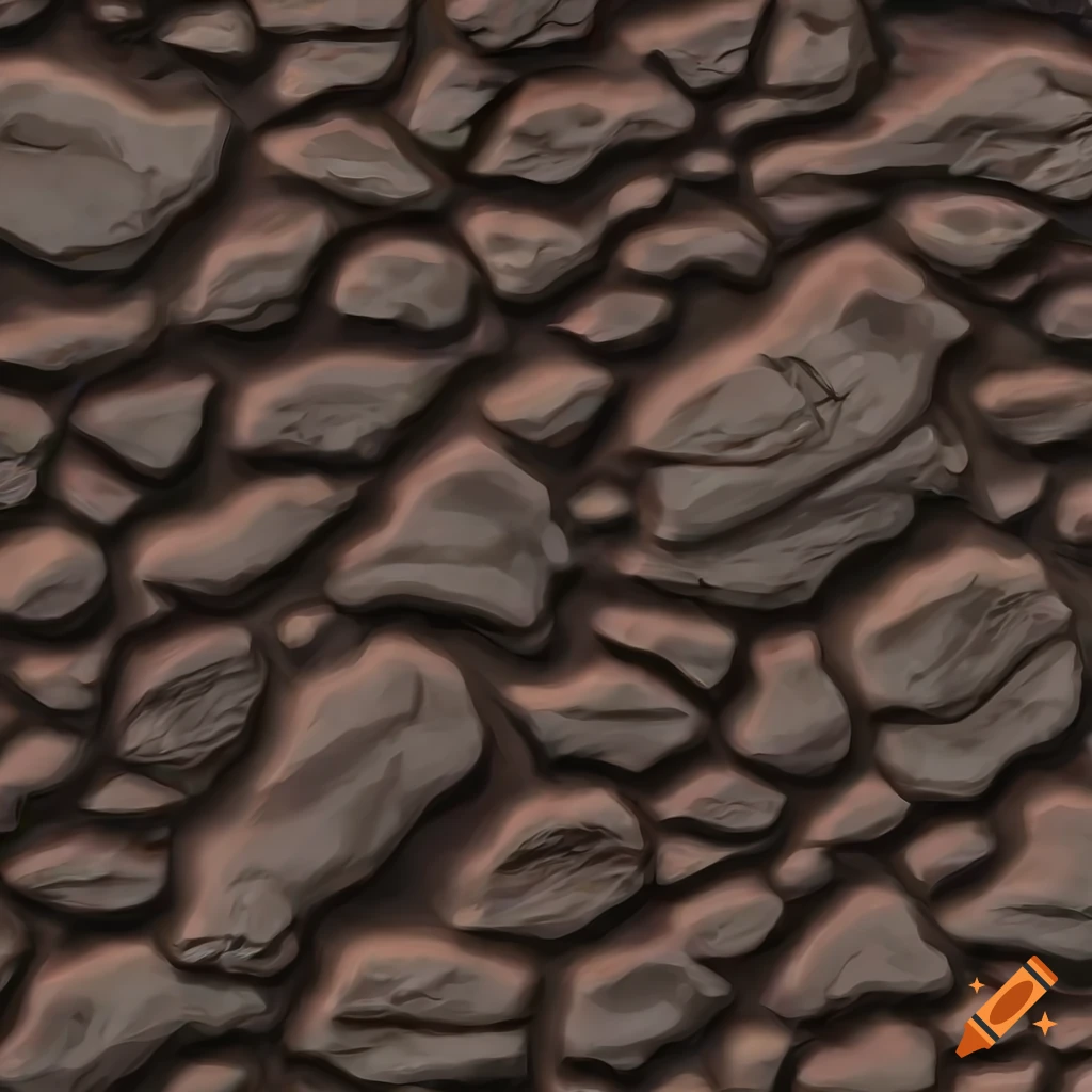 2d texture of a rock on Craiyon