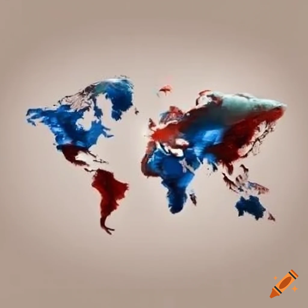 Illustration of languages around the world on Craiyon