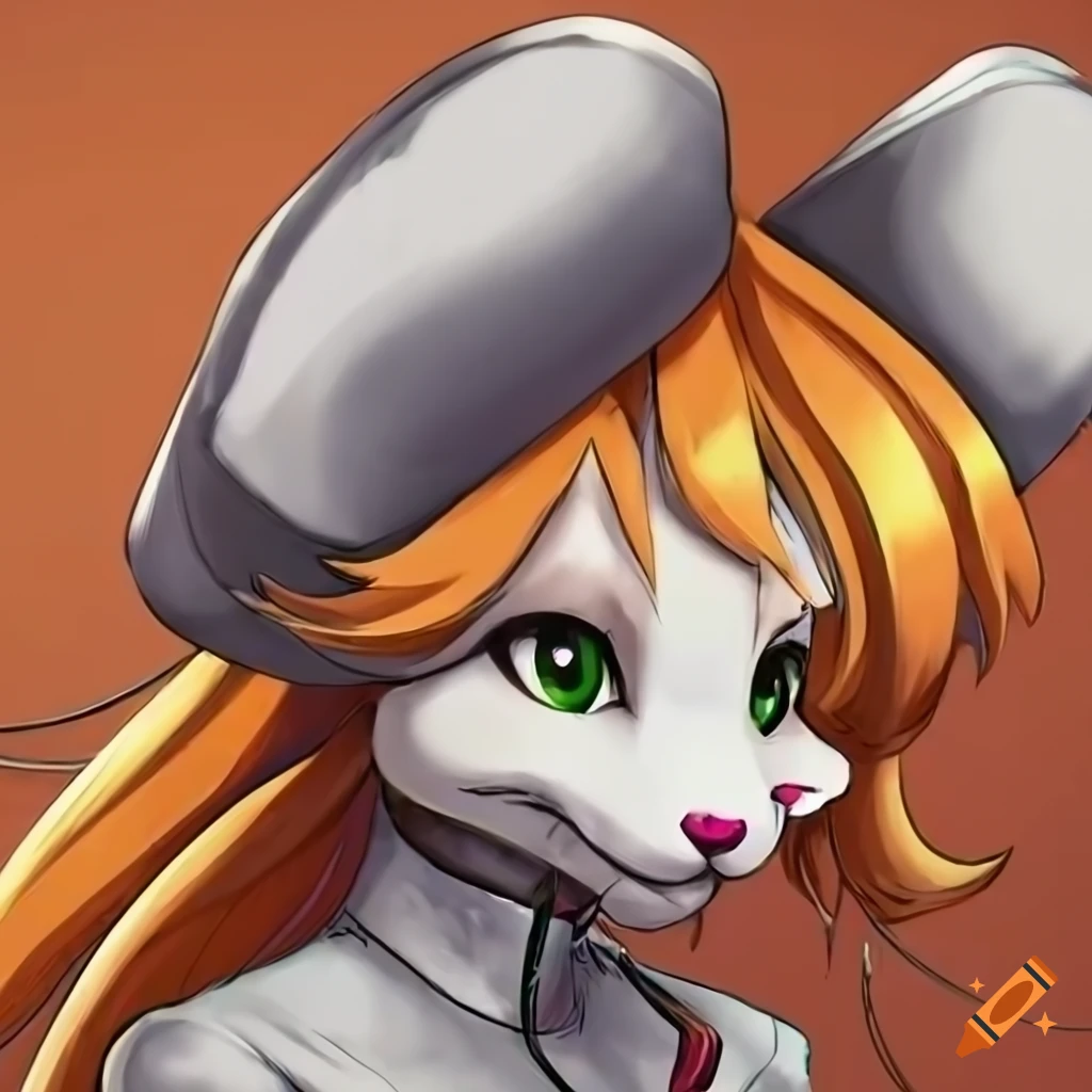 Art Of A Female Anthro Mouse Fencer