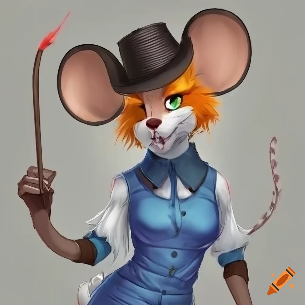 Art Of A Female Anthro Mouse Fencer On Craiyon