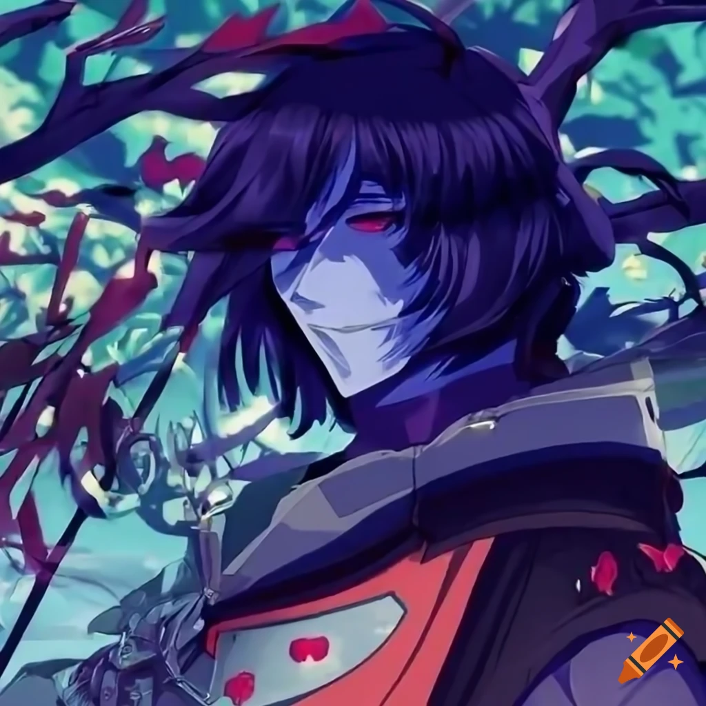 Artistic composition of kris from deltarune in silver knight armor on ...