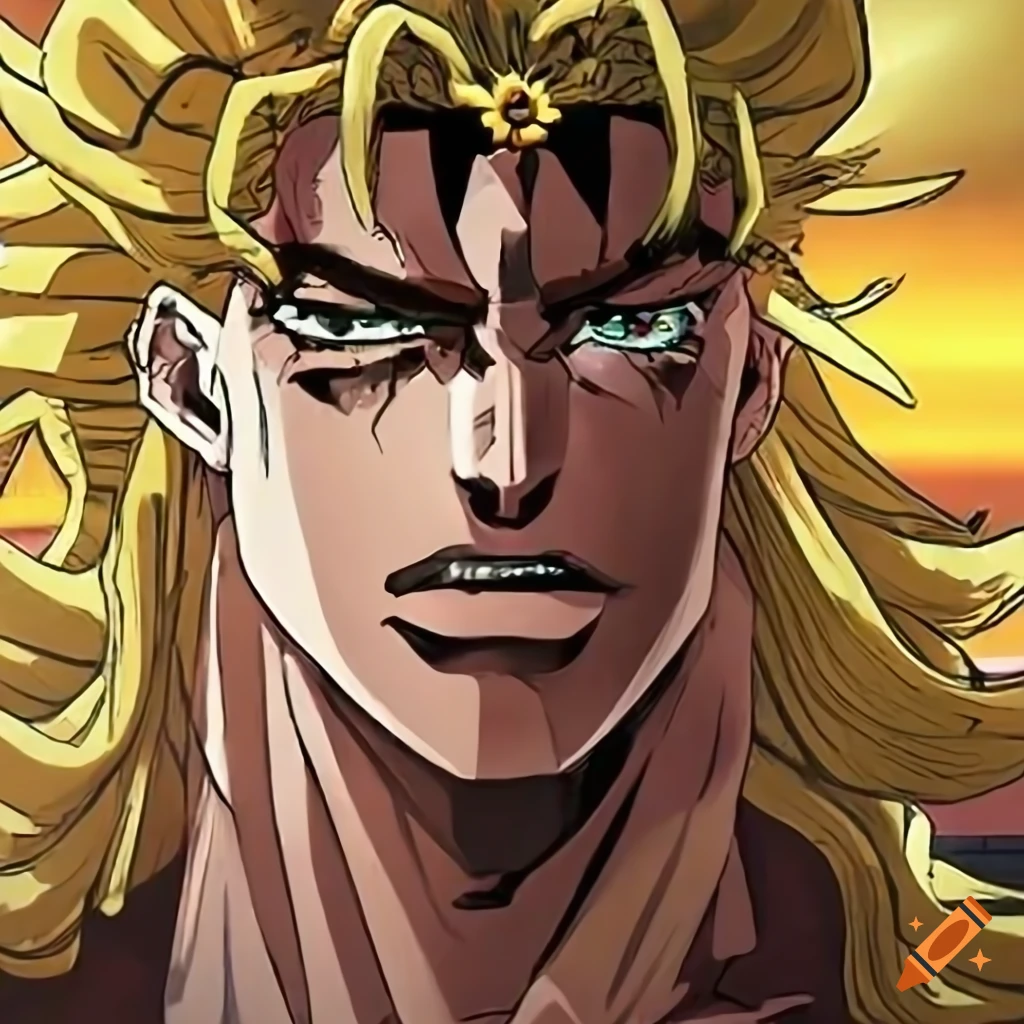 Illustration of dio brando on Craiyon