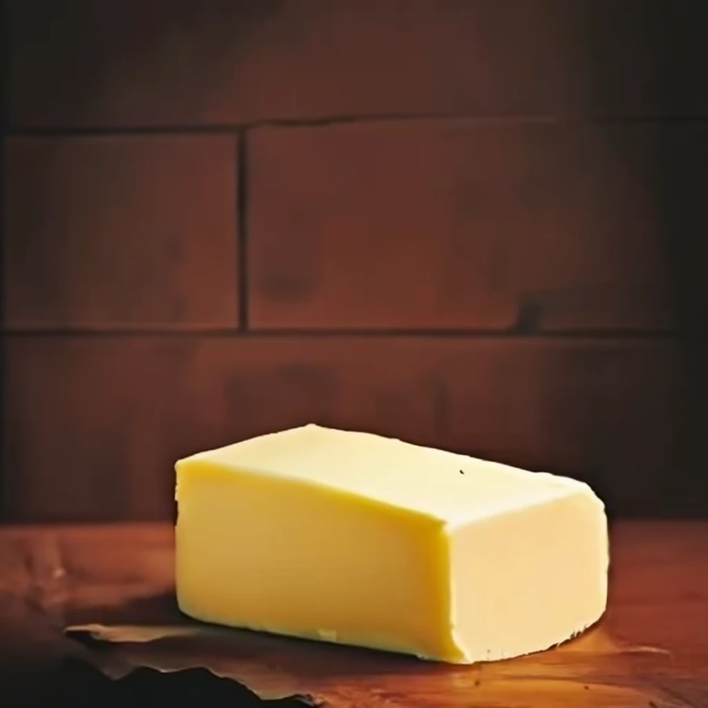 Brick of butter on Craiyon