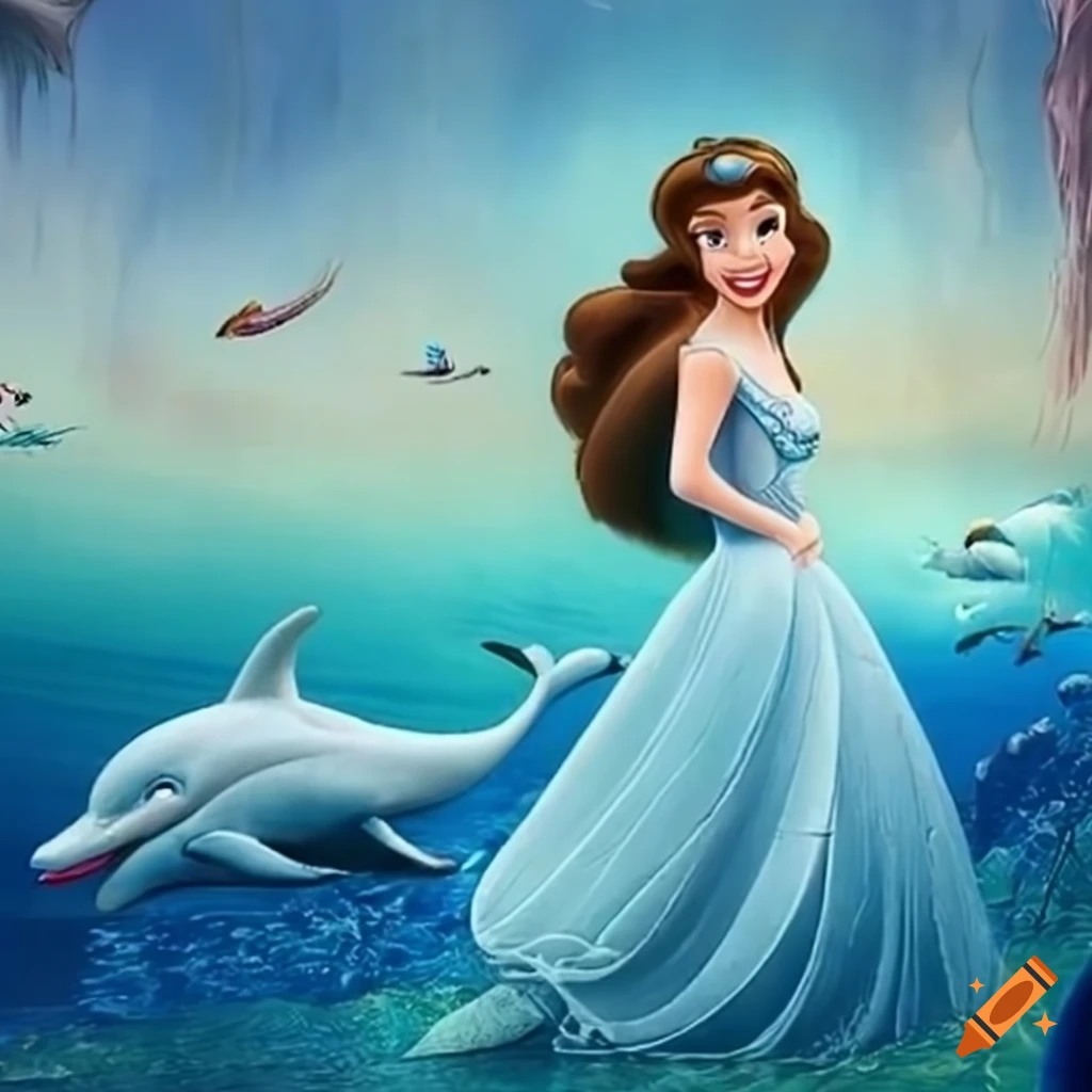 The dolphin princess movie poster