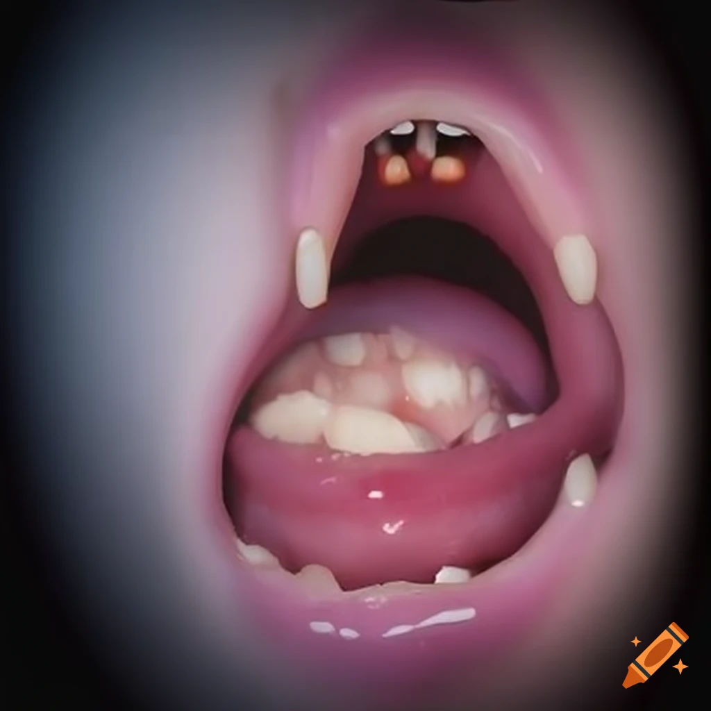 Surreal artwork of a universe inside a mouth on Craiyon