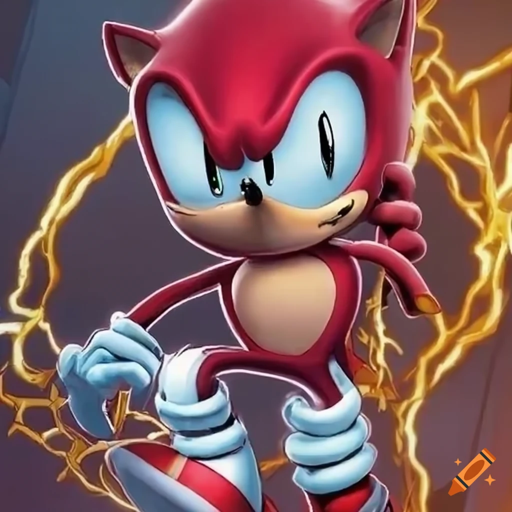Sonic the hedgehog and the flash crossover artwork