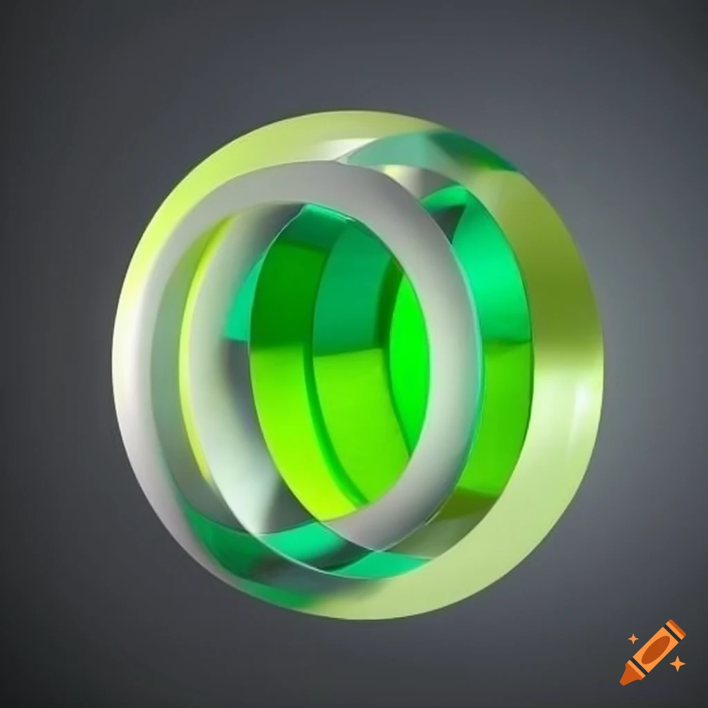 Modernist 3d artwork with transparent geometric figures on Craiyon