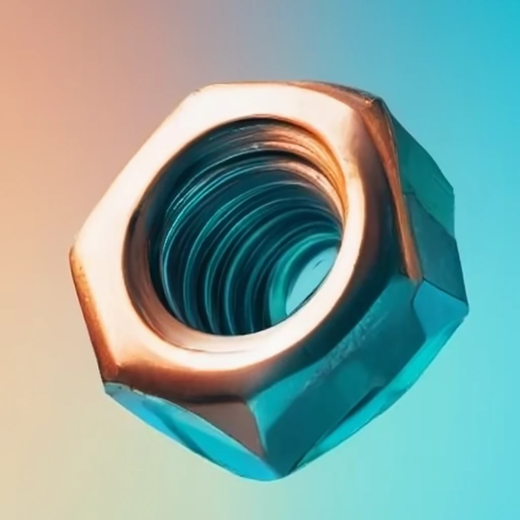 Steel nut on Craiyon