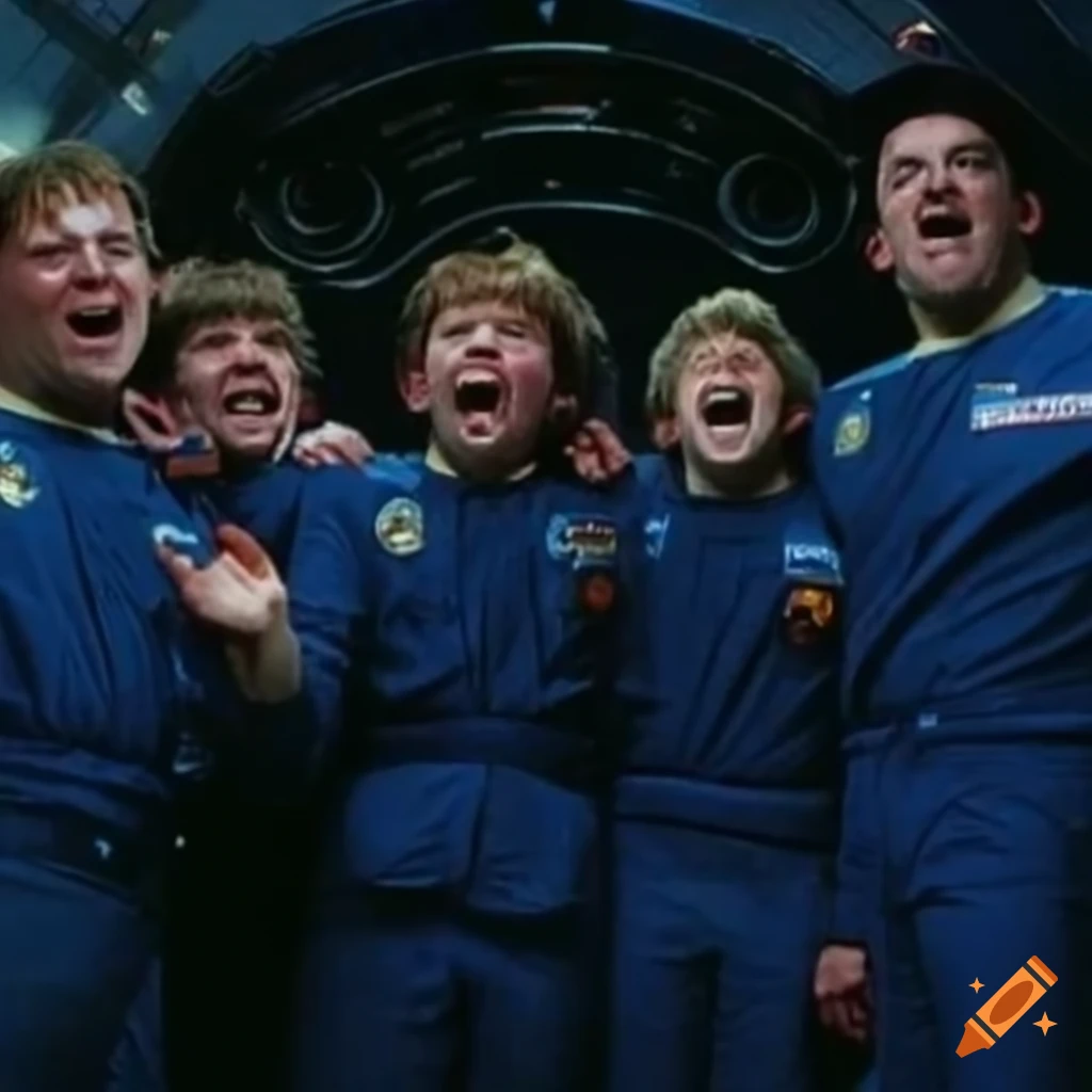 Poster of the goonies in space on Craiyon