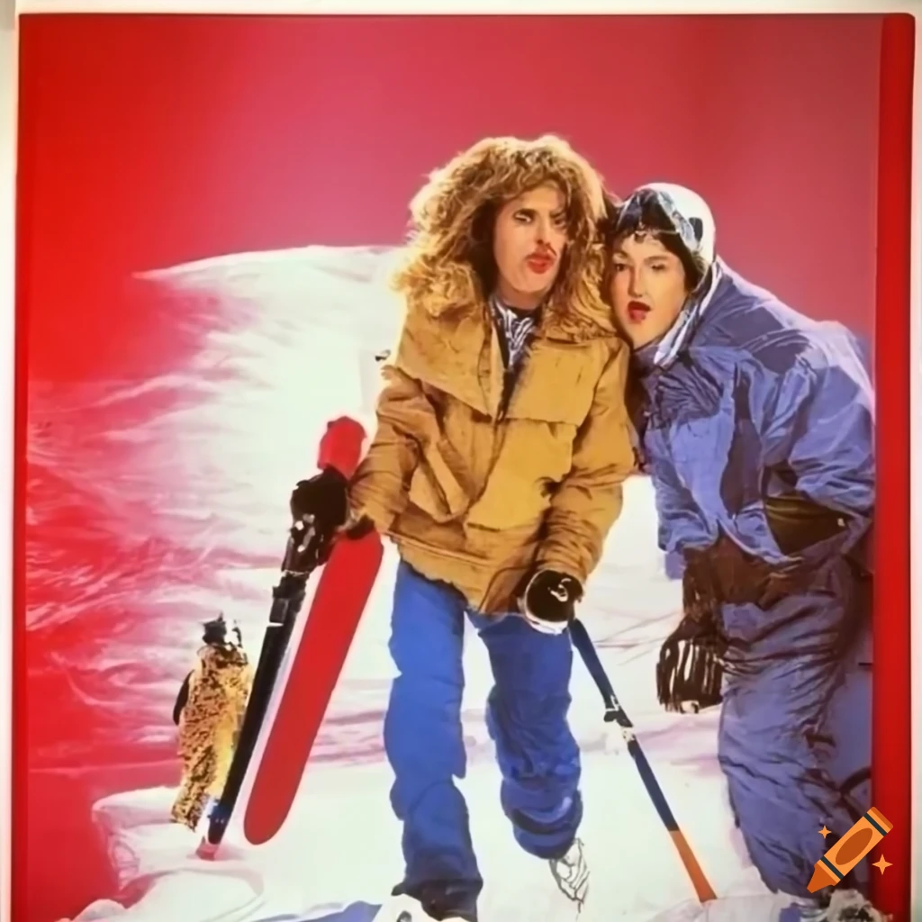 Poster of a 90s-2000s ski comedy movie