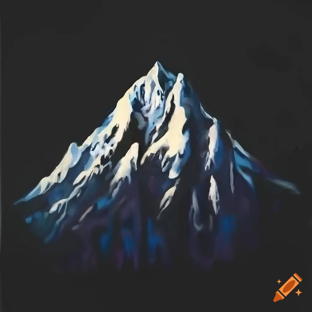 Mountain street art inspired by banksy on Craiyon