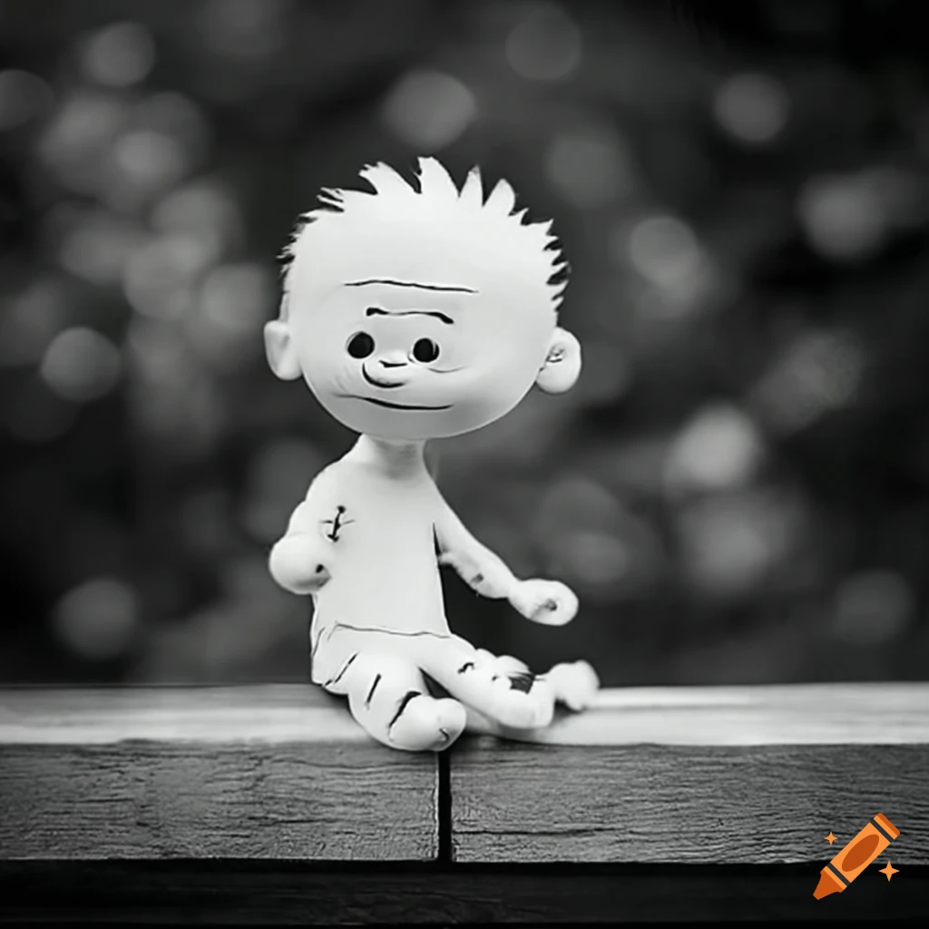 Calvin and hobbes, peanuts, and garfield comic characters on Craiyon