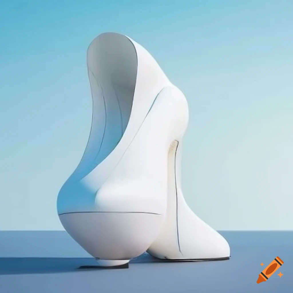Unique high-heeled shoe shaped building