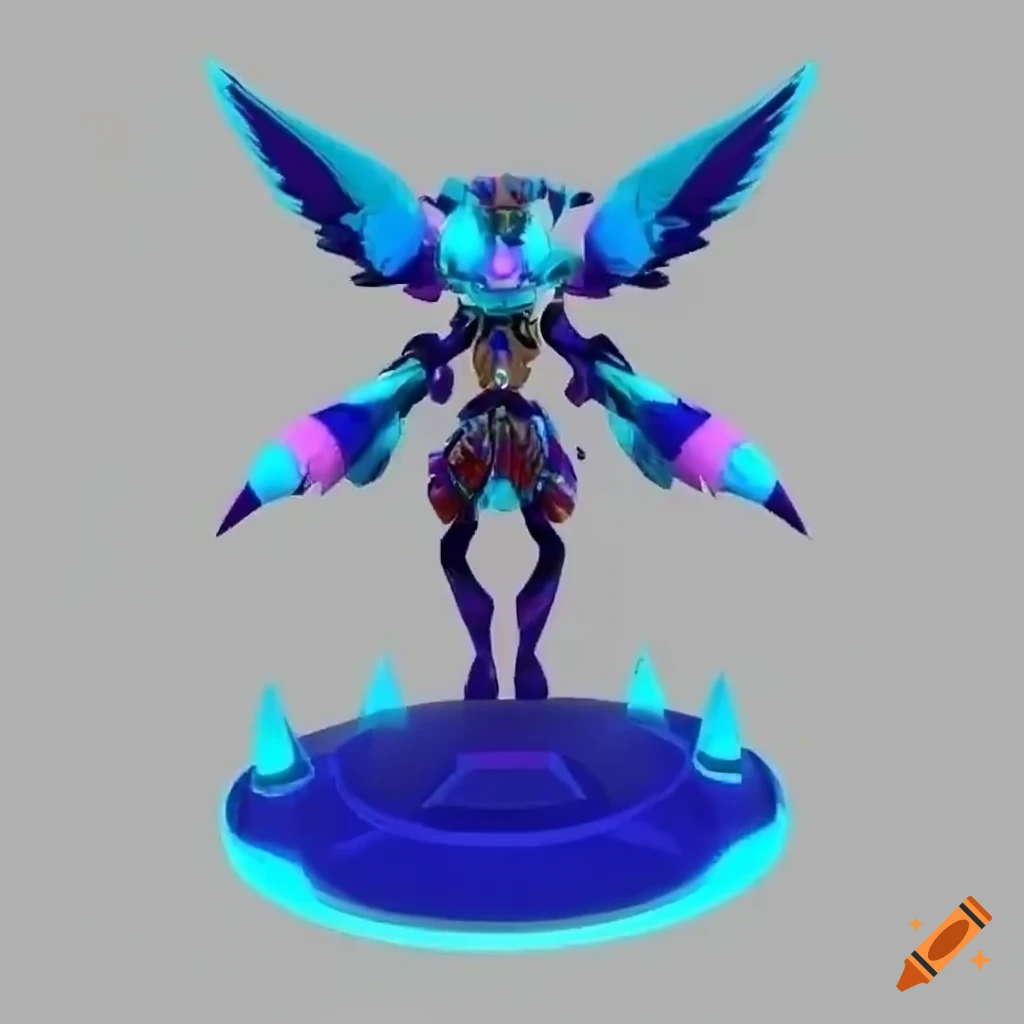 Fusion of mythical creatures and supernatural beings in a 3D high ...