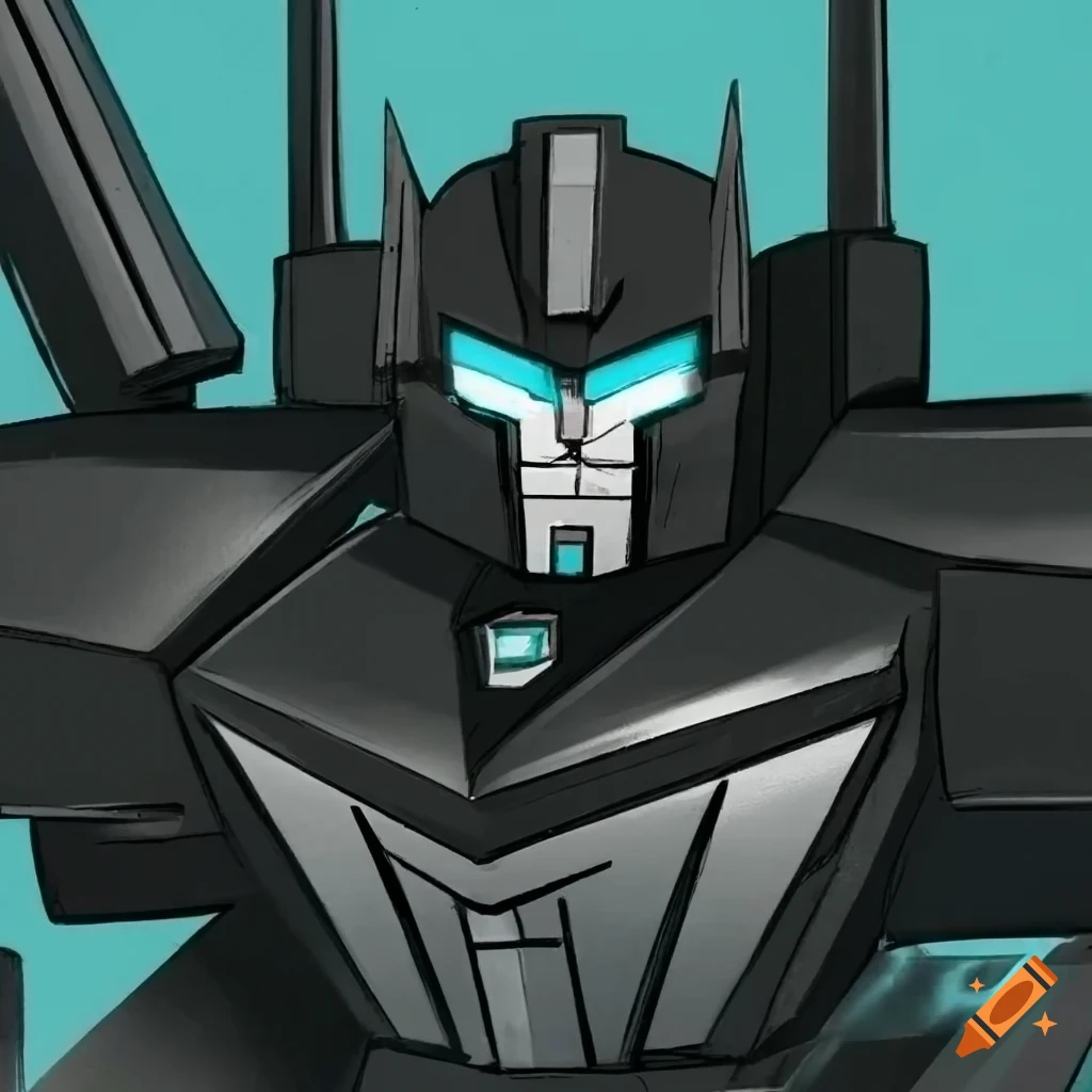 Black idw transformer robot on Craiyon