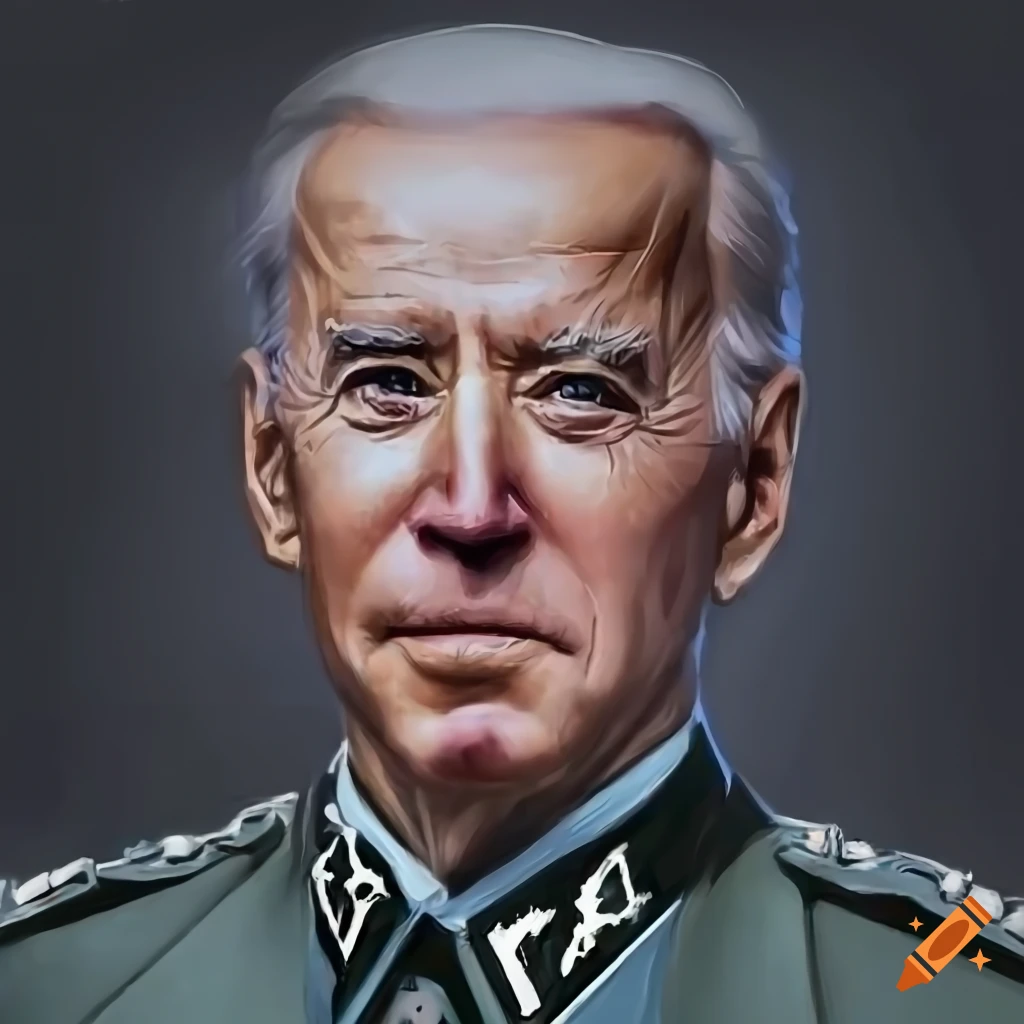 Dramatic hyper-realistic sketch of joe biden in a scenic setting on Craiyon
