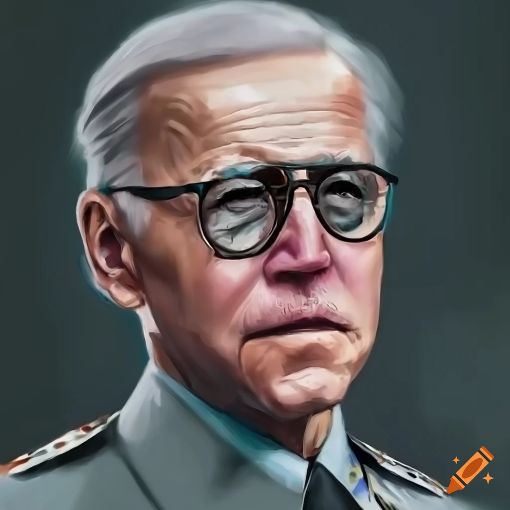 Dramatic hyper-realistic sketch of joe biden in a scenic setting on Craiyon