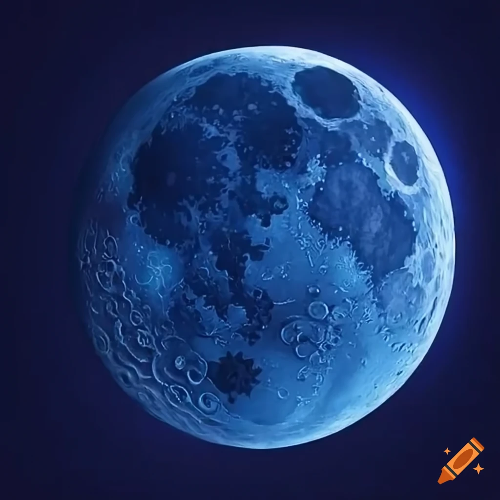 Blue moon on Craiyon