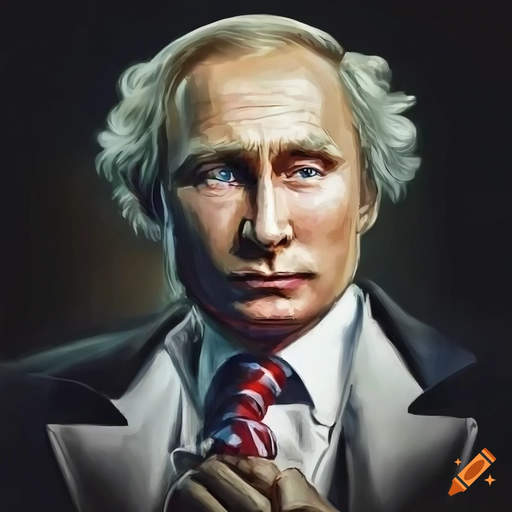 Satirical Uncle Sam style poster with Putin pointing, photorealistic ...