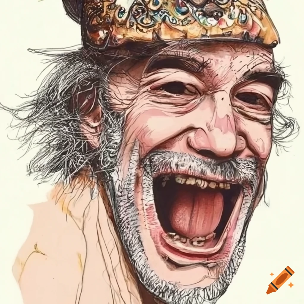 Portrait of chompsky honk on Craiyon