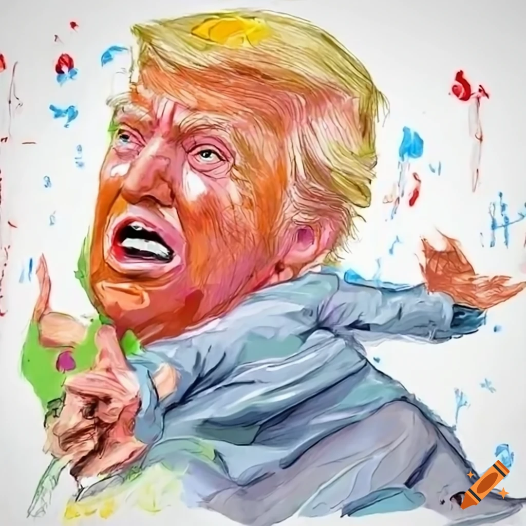 Businessman throwing money at a child in a photorealistic sketch on Craiyon