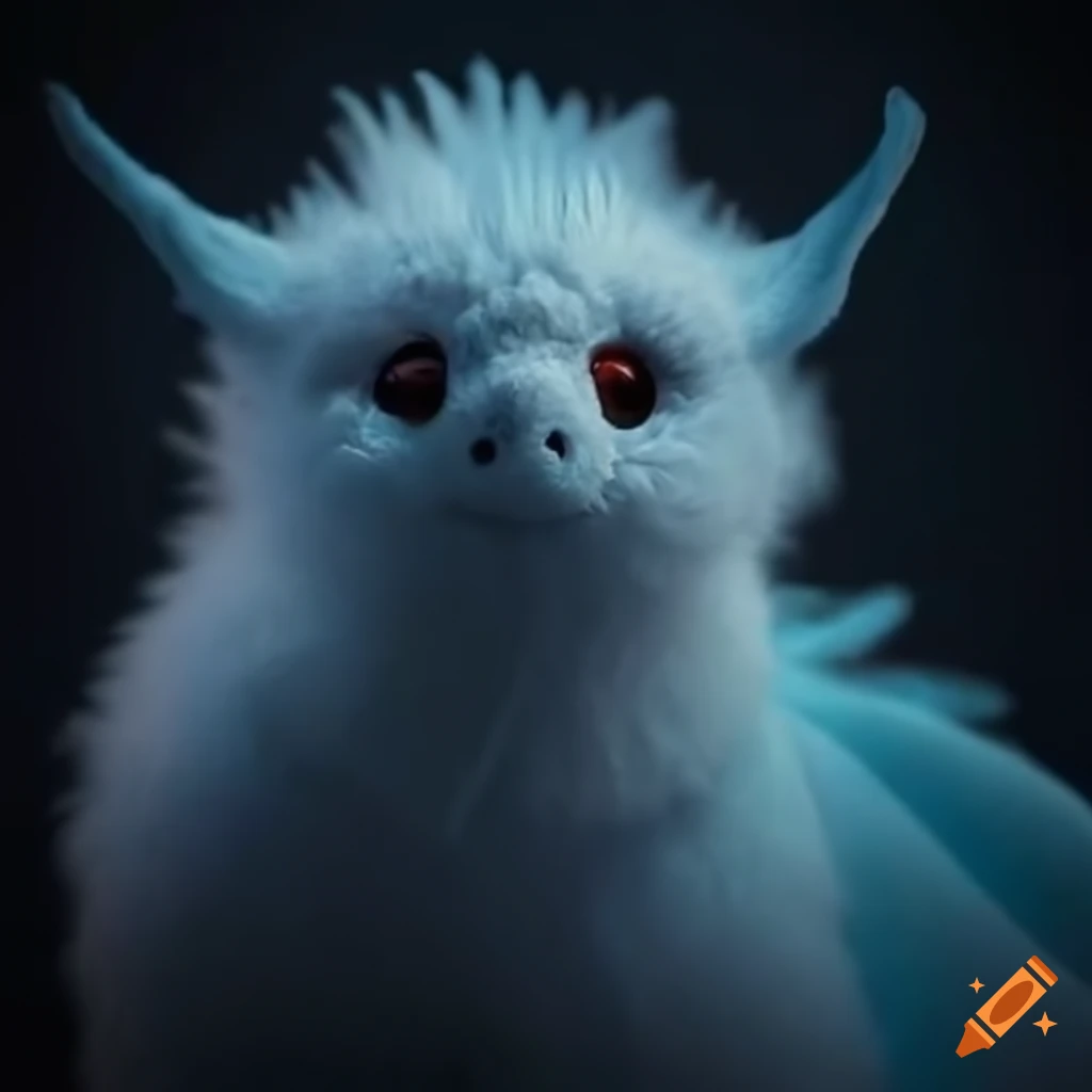 Soft fluffy dragon on Craiyon