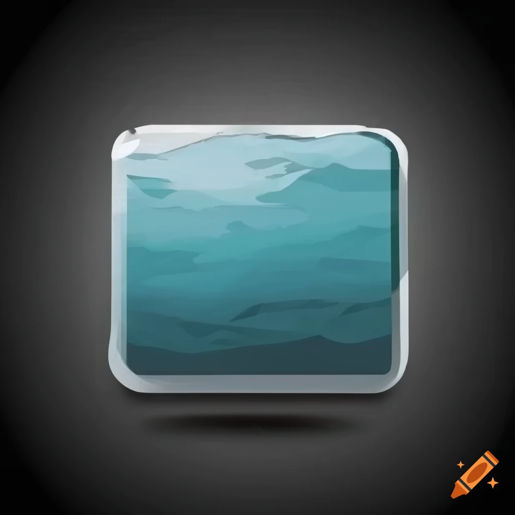 Rough stone rectangle with a smooth surface, ideal for a website button ...