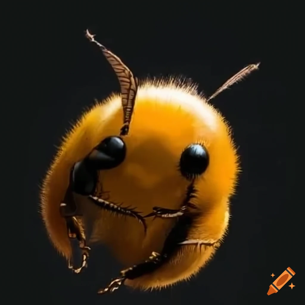 Bee drawing tutorial manual on Craiyon