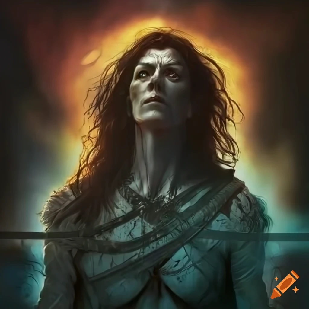 Peter Wingfield as Methos the immortal, horseman in cover art with high ...