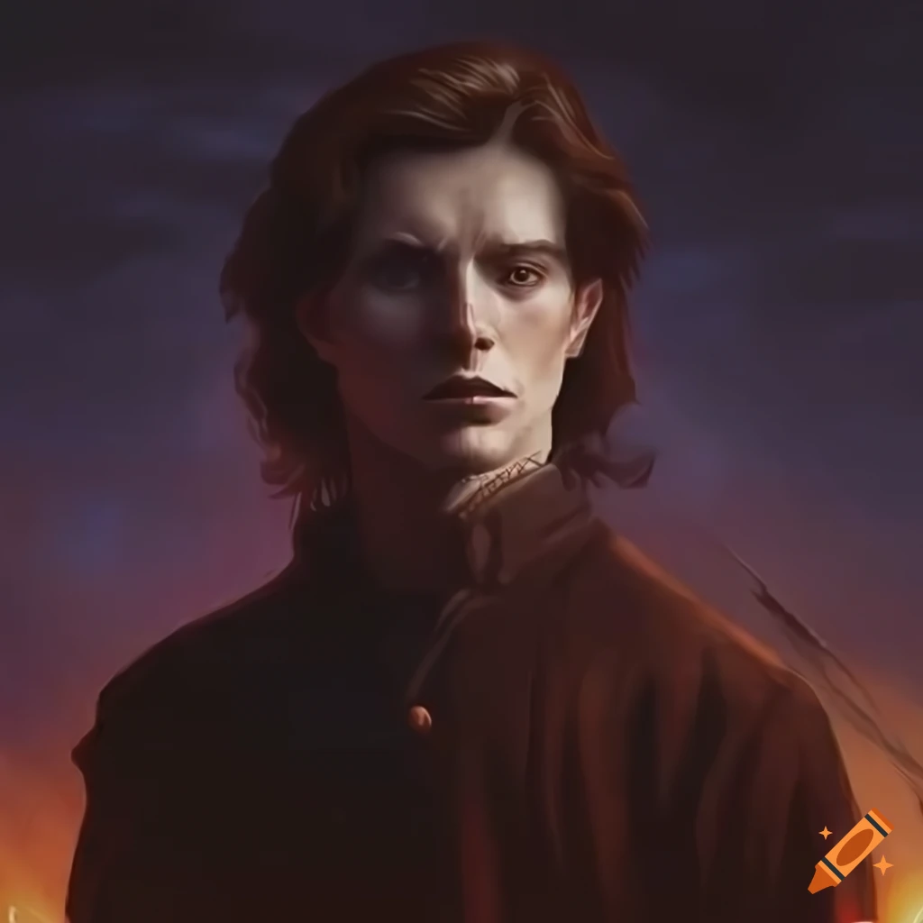 Young Peter Wingfield as Methos the immortal in cover art with high ...