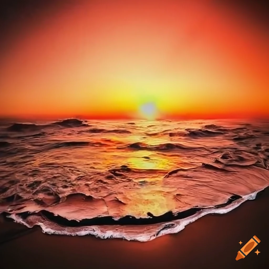 Person with sunburnt skin on Craiyon