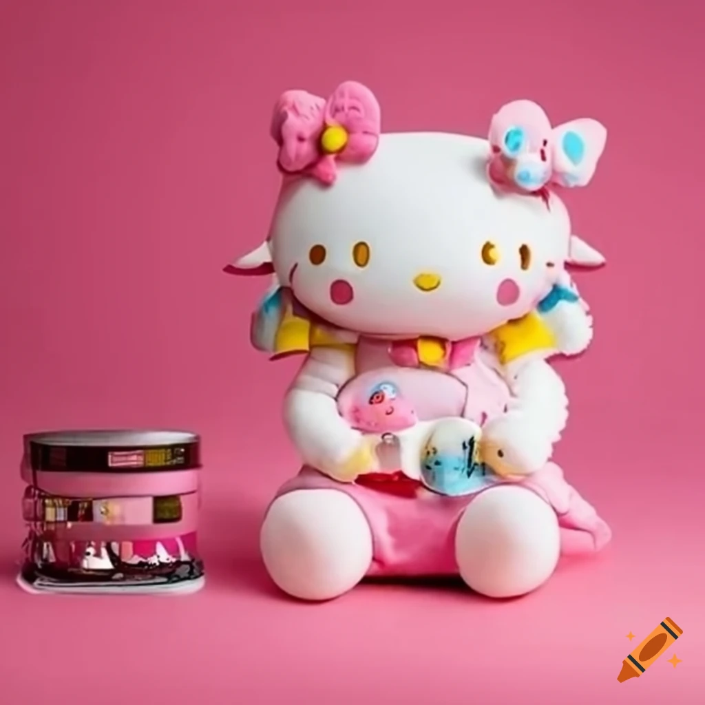 Sanrio character merchandise on Craiyon