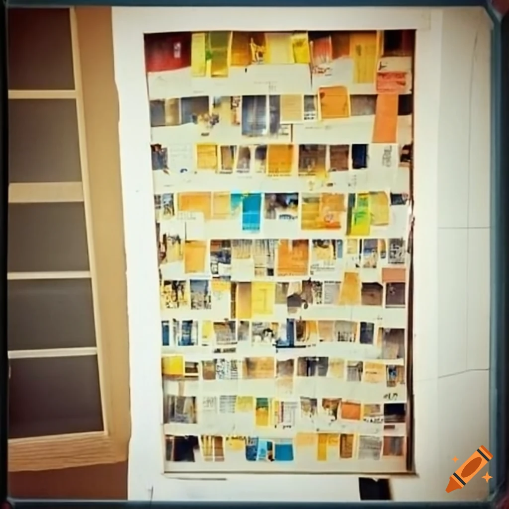 Police investigation wall filled with post-its, polaroids, and secret ...