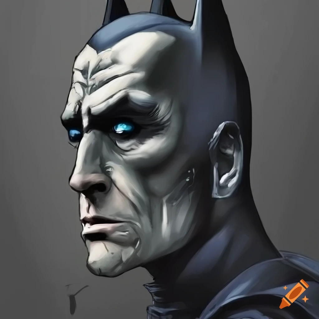 Comic portrait of batman on Craiyon