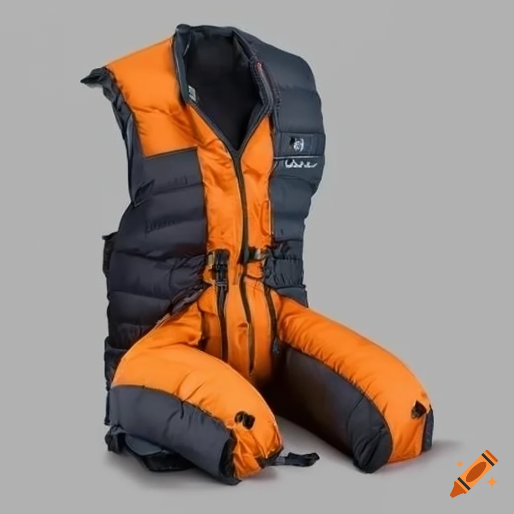 Expedition suit with life jacket on Craiyon
