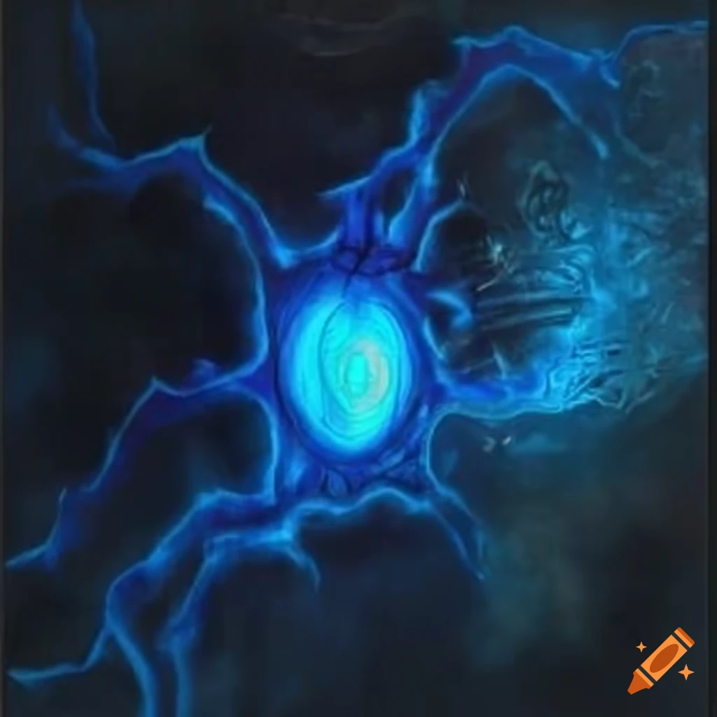 Eon blue apocalypse on Craiyon