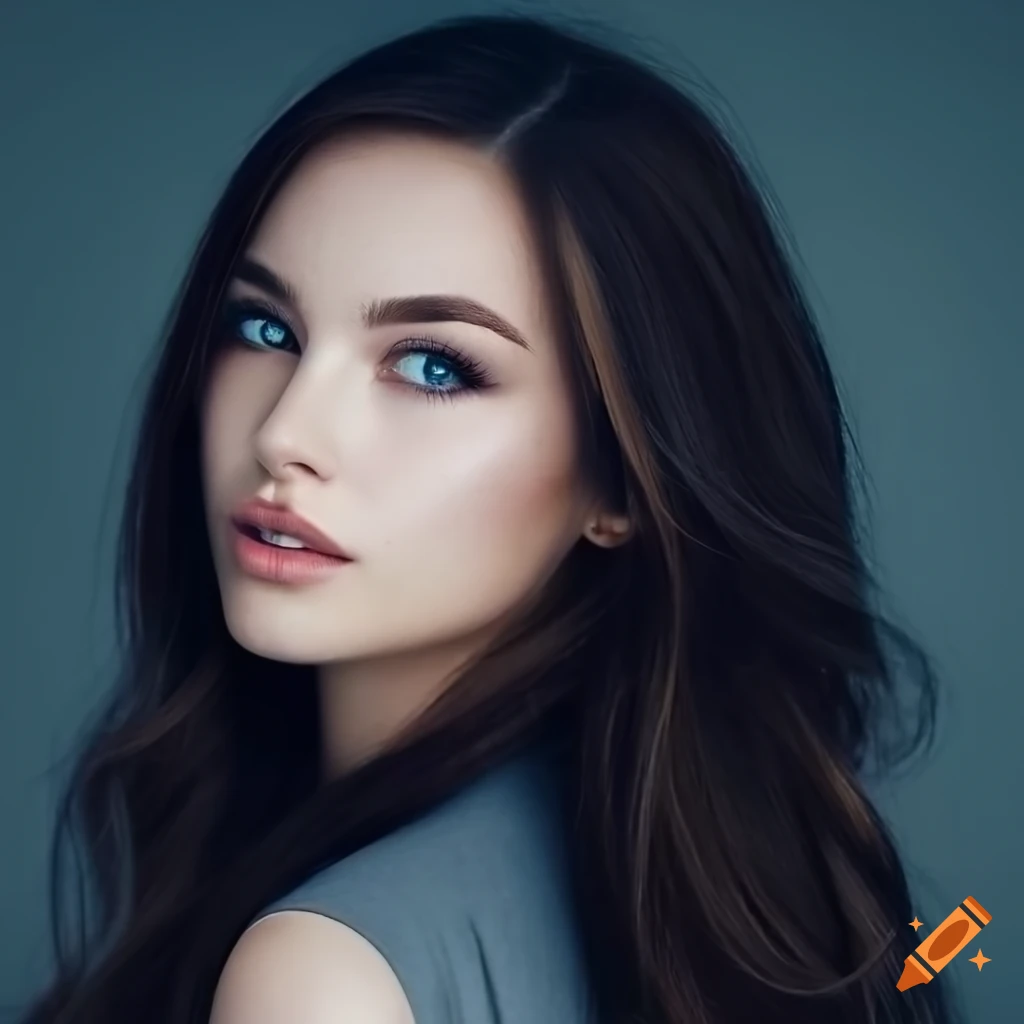 Natural beauty portrait with sharp focus and professional photography ...