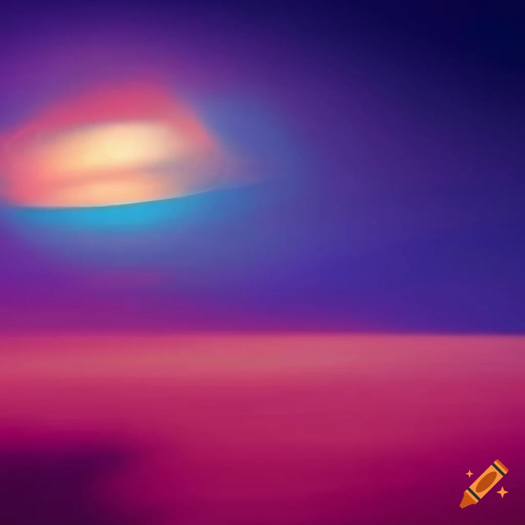 Abstract refined landscape with nuanced colors and a moon on Craiyon