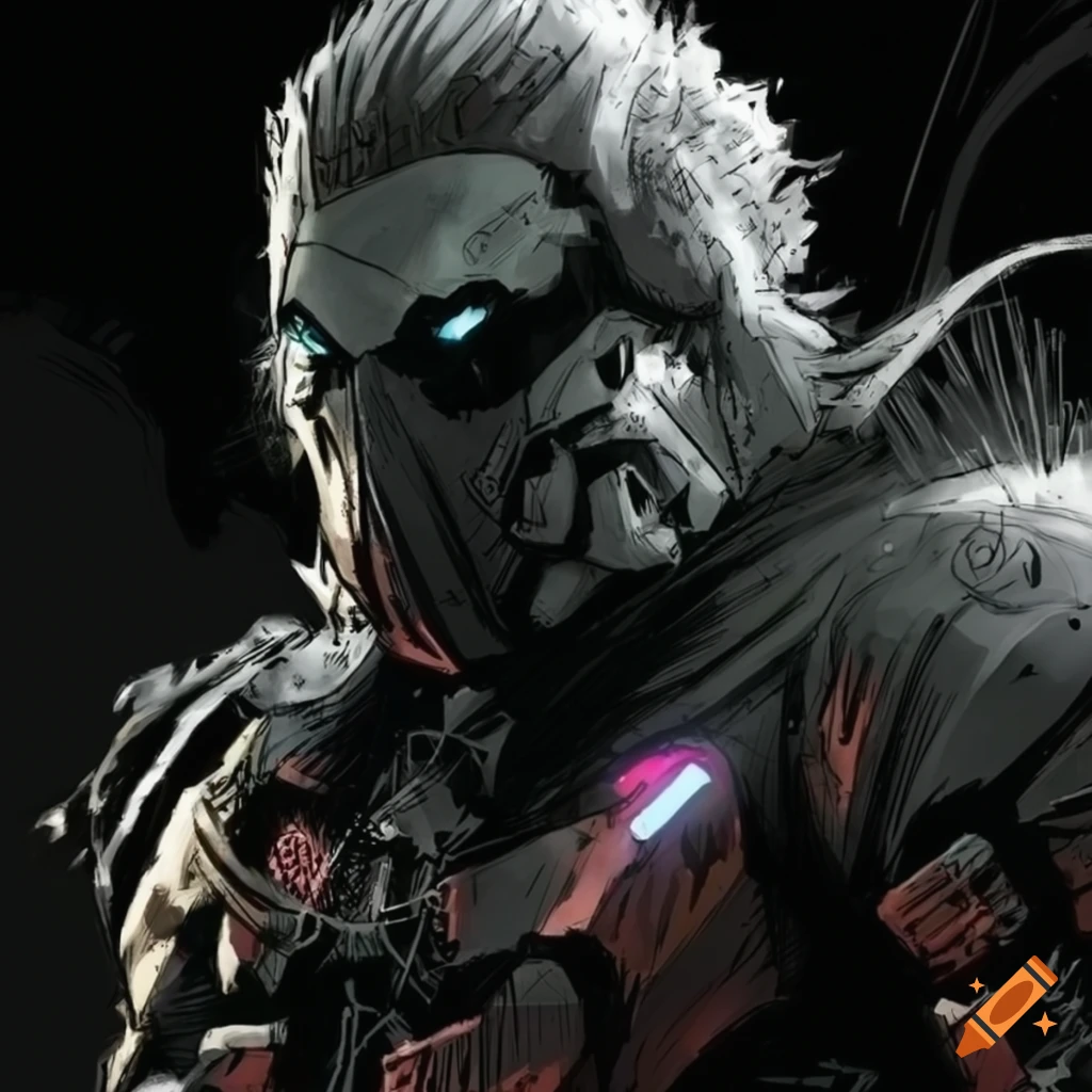 Cyber ninja by marv wolfman on Craiyon