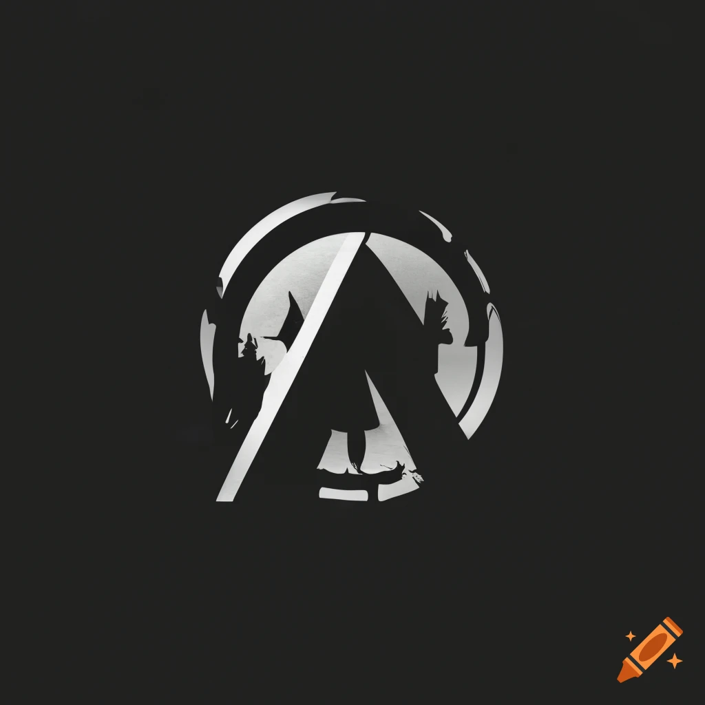 Alpha dark modern logo on Craiyon