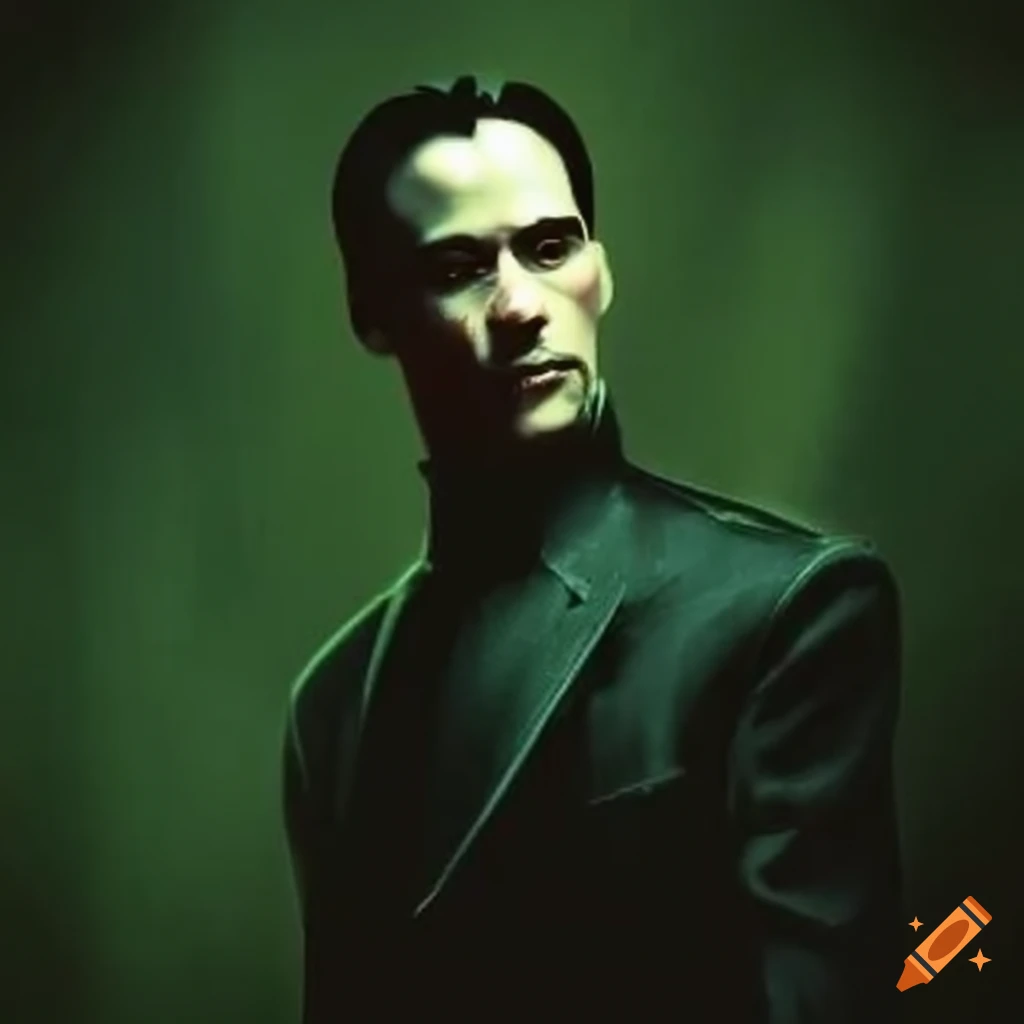 Neo from matrix with a spoon as a weapon on Craiyon