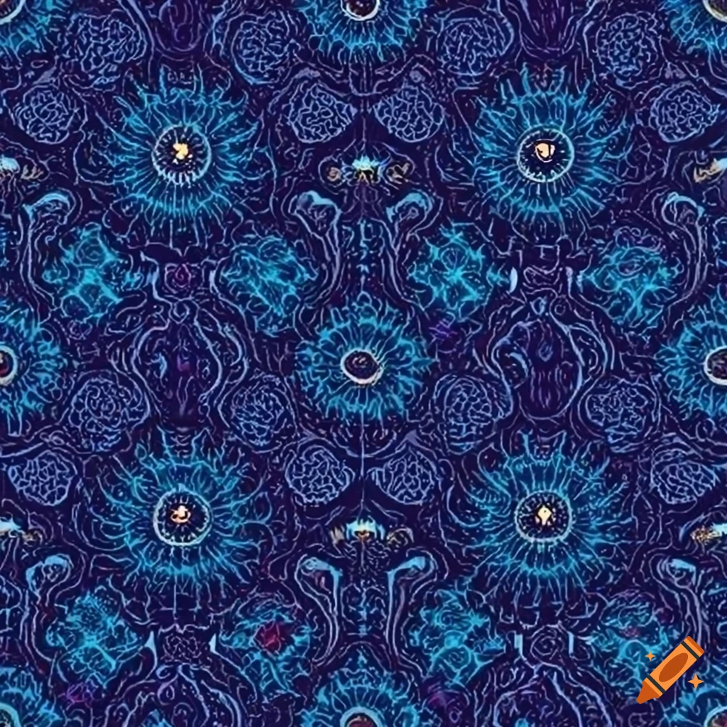 Sun design seamless pattern with clean sharp lines on Craiyon
