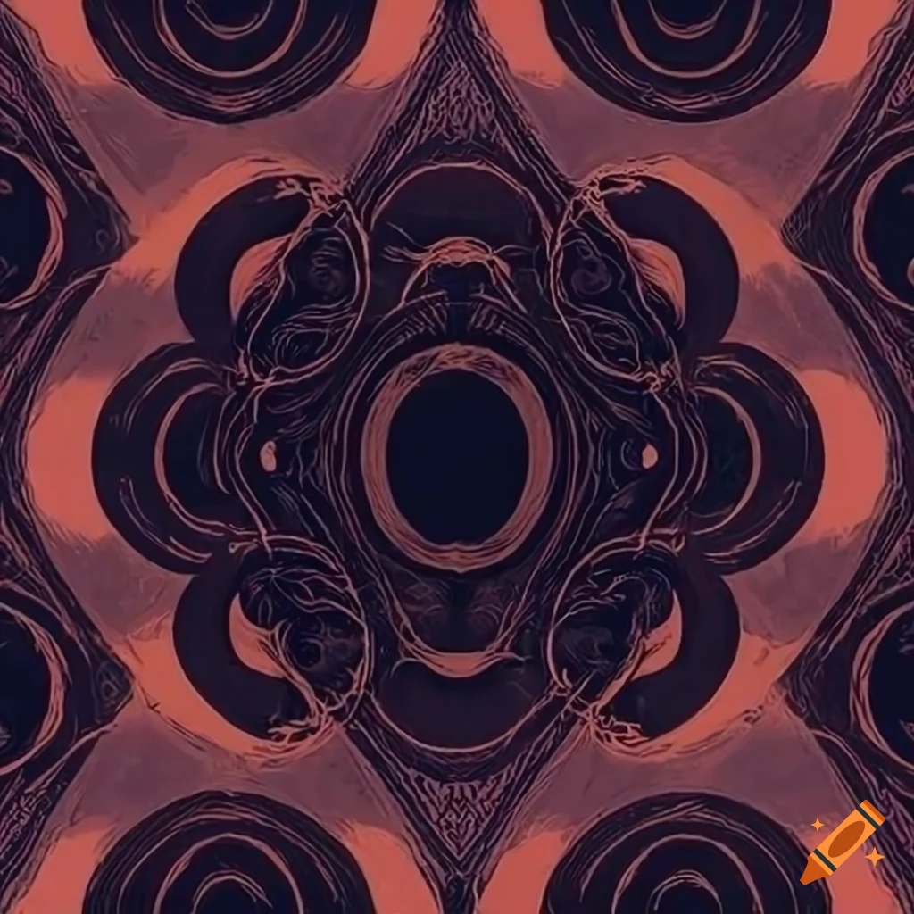 Seamless moon design pattern with sharp, clean lines in 8K resolution ...