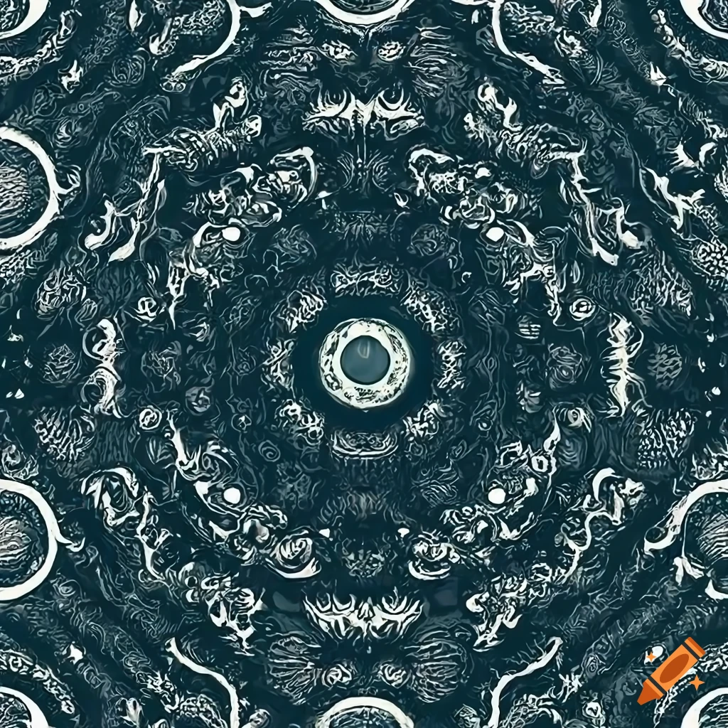 Moon seamless tileable pattern with sharp clean lines in 8k resolution ...