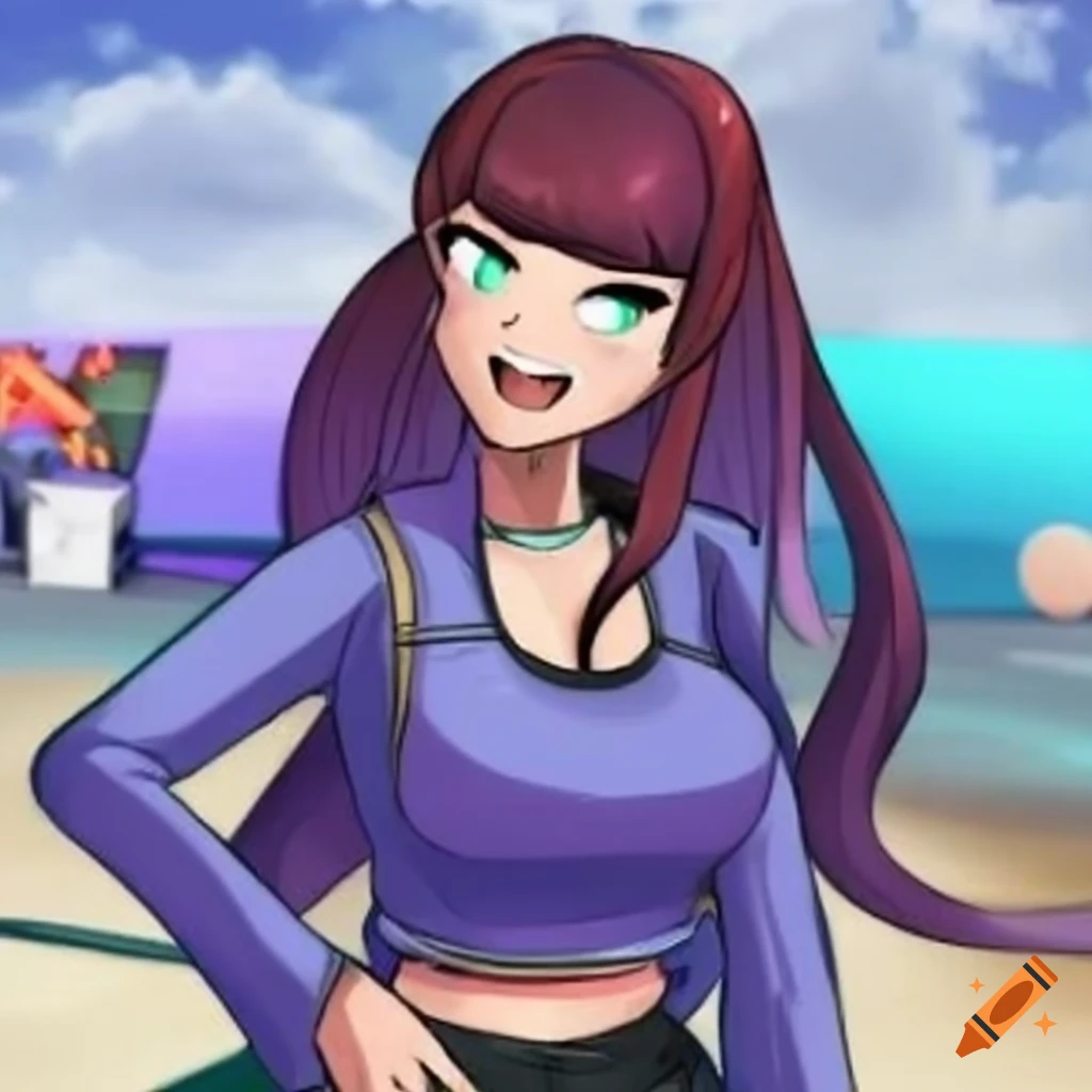 Waifu OC in a game published by Humongous Entertainment on Craiyon