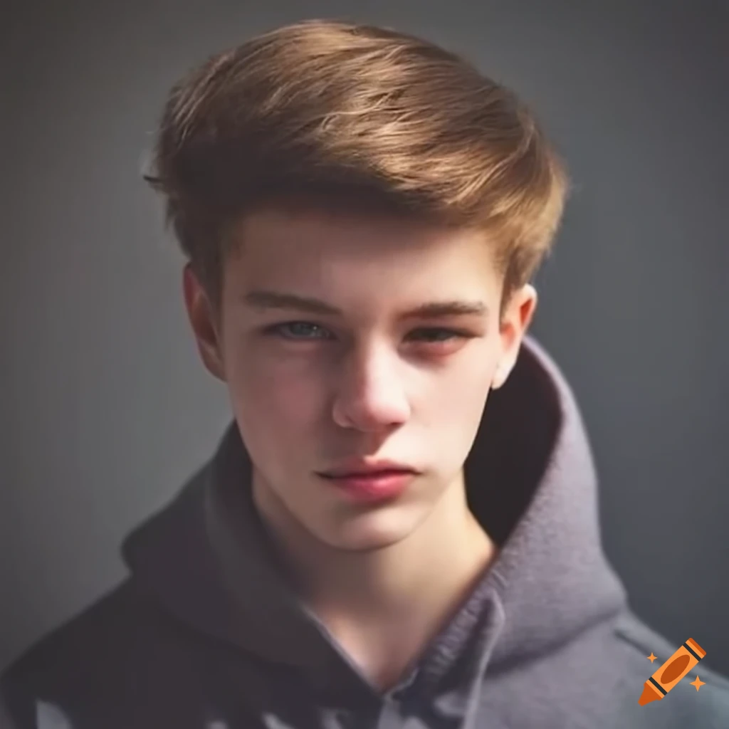 Attractive young British man with athletic build and hoodie on Craiyon