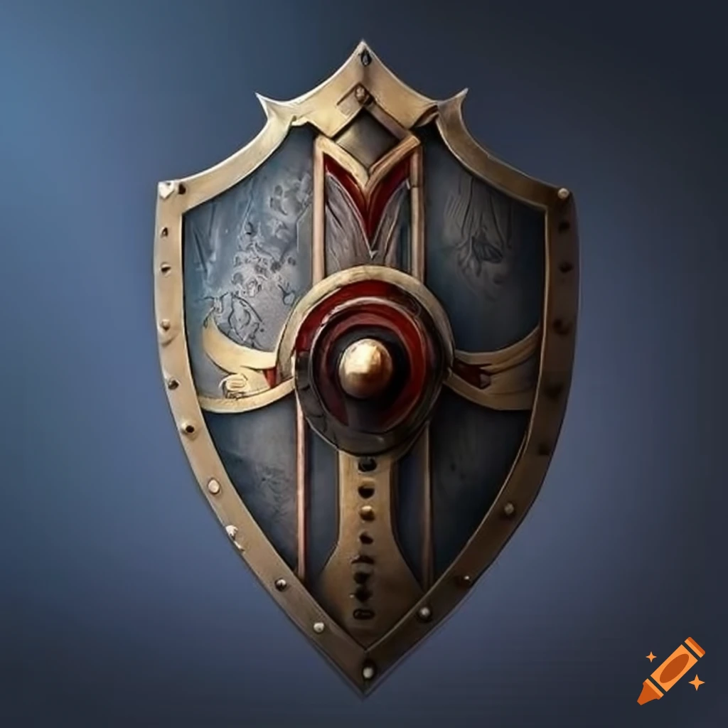 Sword and shield on Craiyon