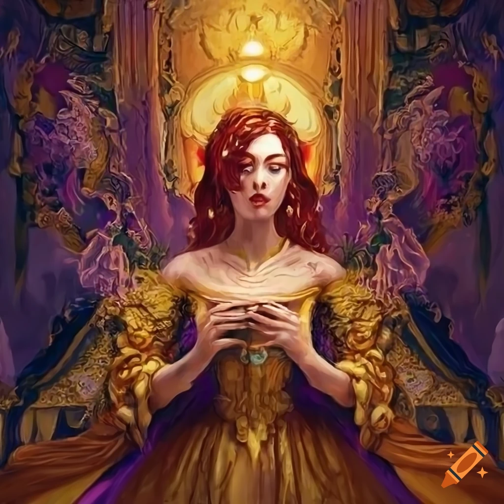 Highly detailed fantasy illustration with renaissance lighting and ...